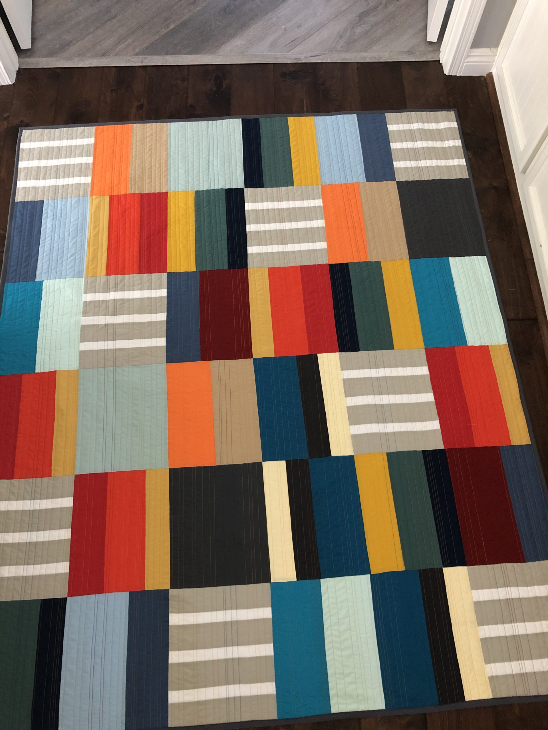 9 Chris Cole Color Block quilt 1 – Valley Modern Quilt Guild